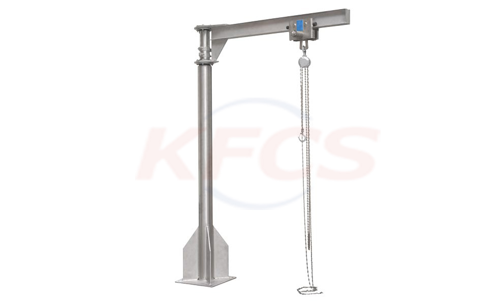 360 degree stainless steel jib crane